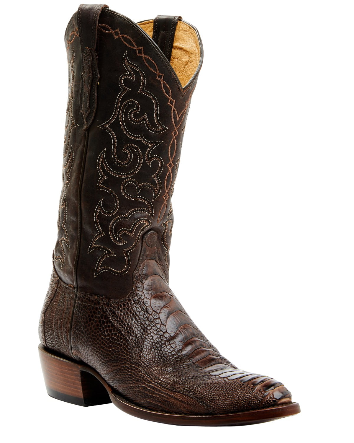 Cody James Men's Exotic Ostrich Leg Western Boot Round Toe - BBME-203 ...