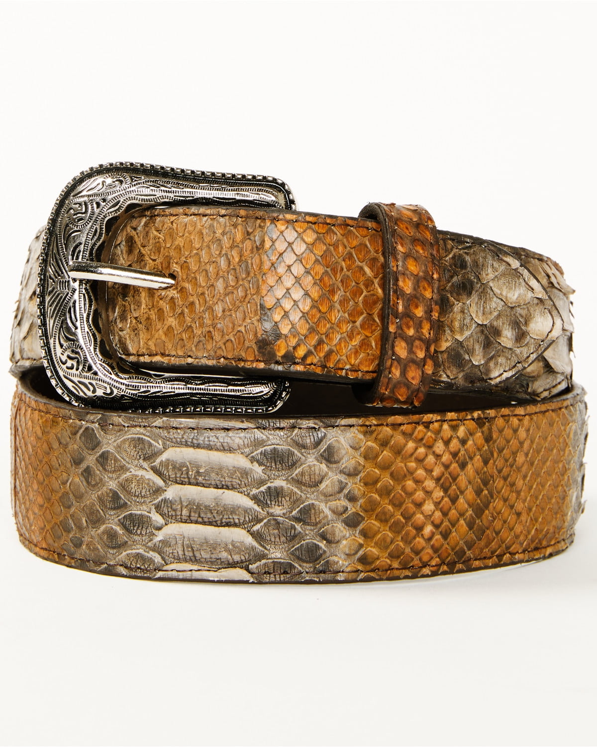 Cody James Men's Exotic Python Belly Belt - CJAHO24BT23-PYTH 32 ...