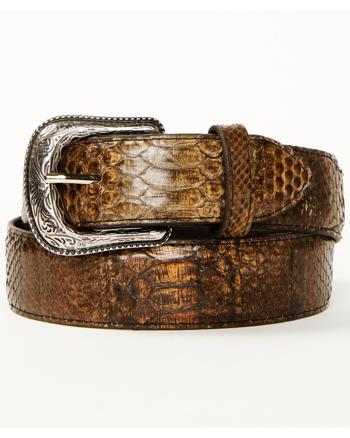 Cody James Men's Exotic Python Belly Belt - CJAHO24BT25-PYTH 38 ...
