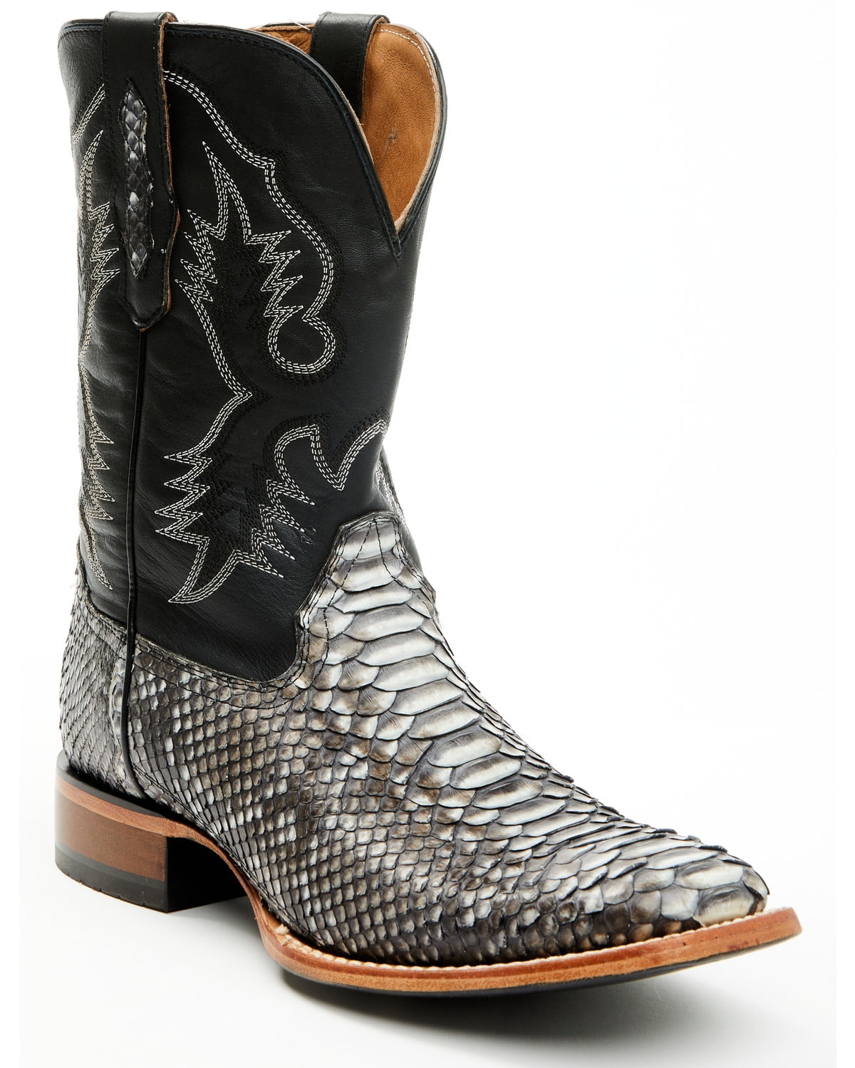 Cody James Men's Exotic Python Nevado Western Boot Broad Square Toe ...