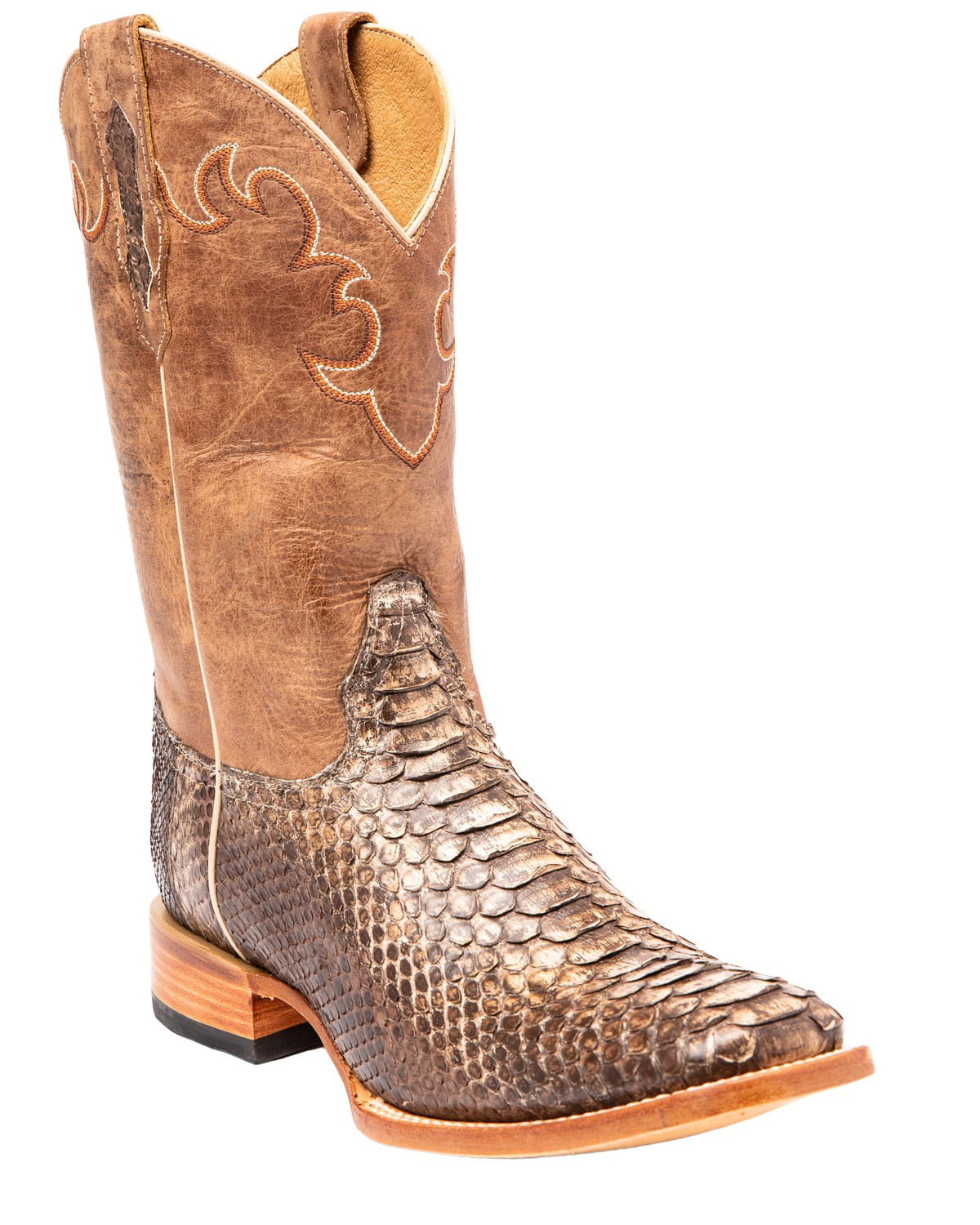 Cody James Men's Exotic Python Western Boot Broad Square Toe Python 9.5 ...