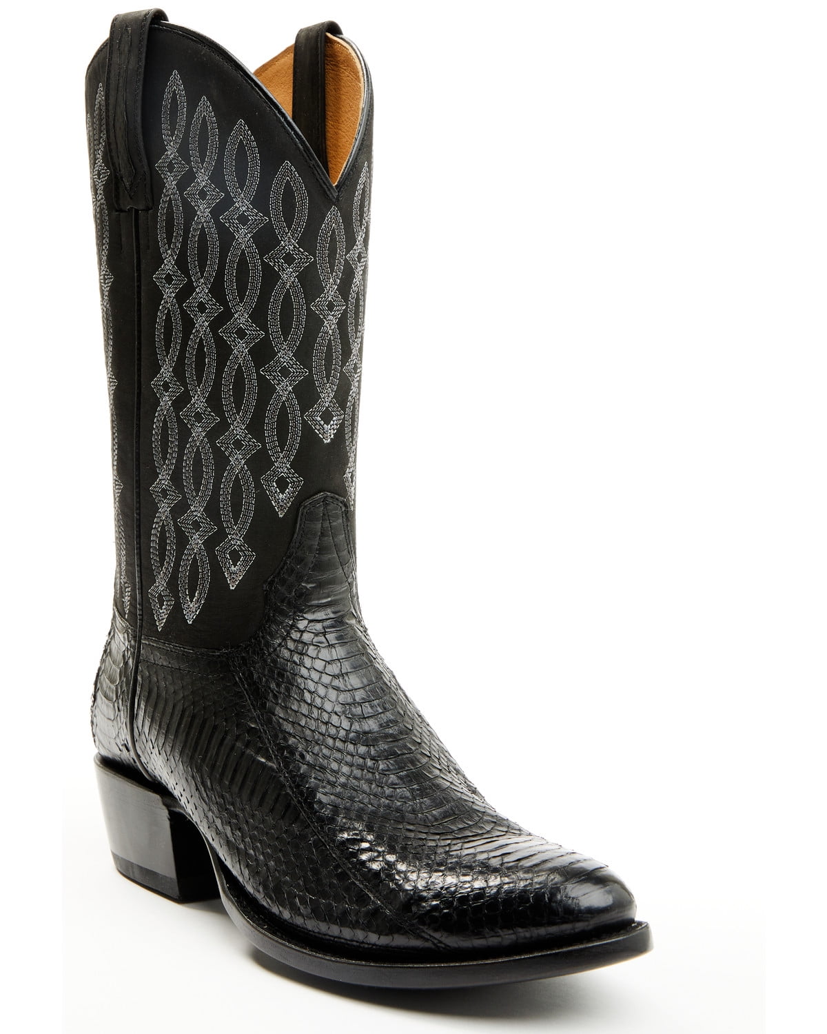 Cody James Men's Exotic Snake Western Boot Round Toe Black 9.5 EE US ...