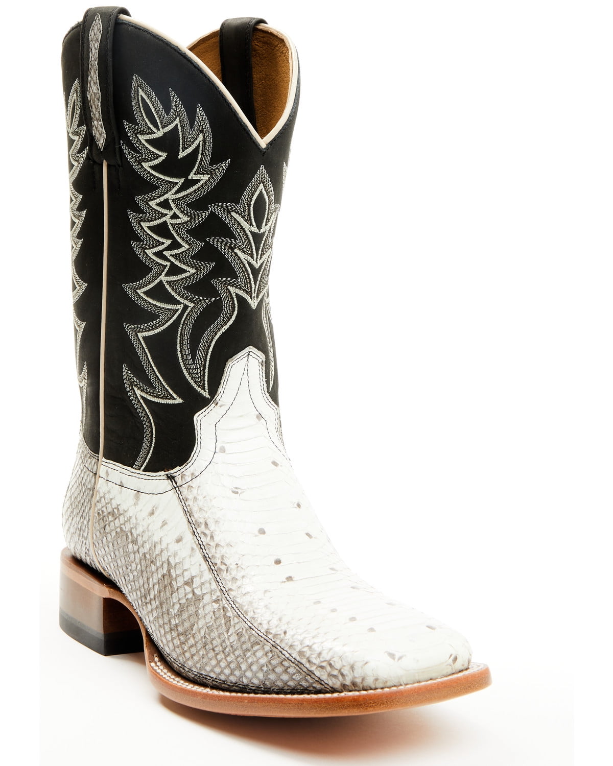 Cody James Men's Exotic Water Snake Back Cut Western Boot Broad Square ...