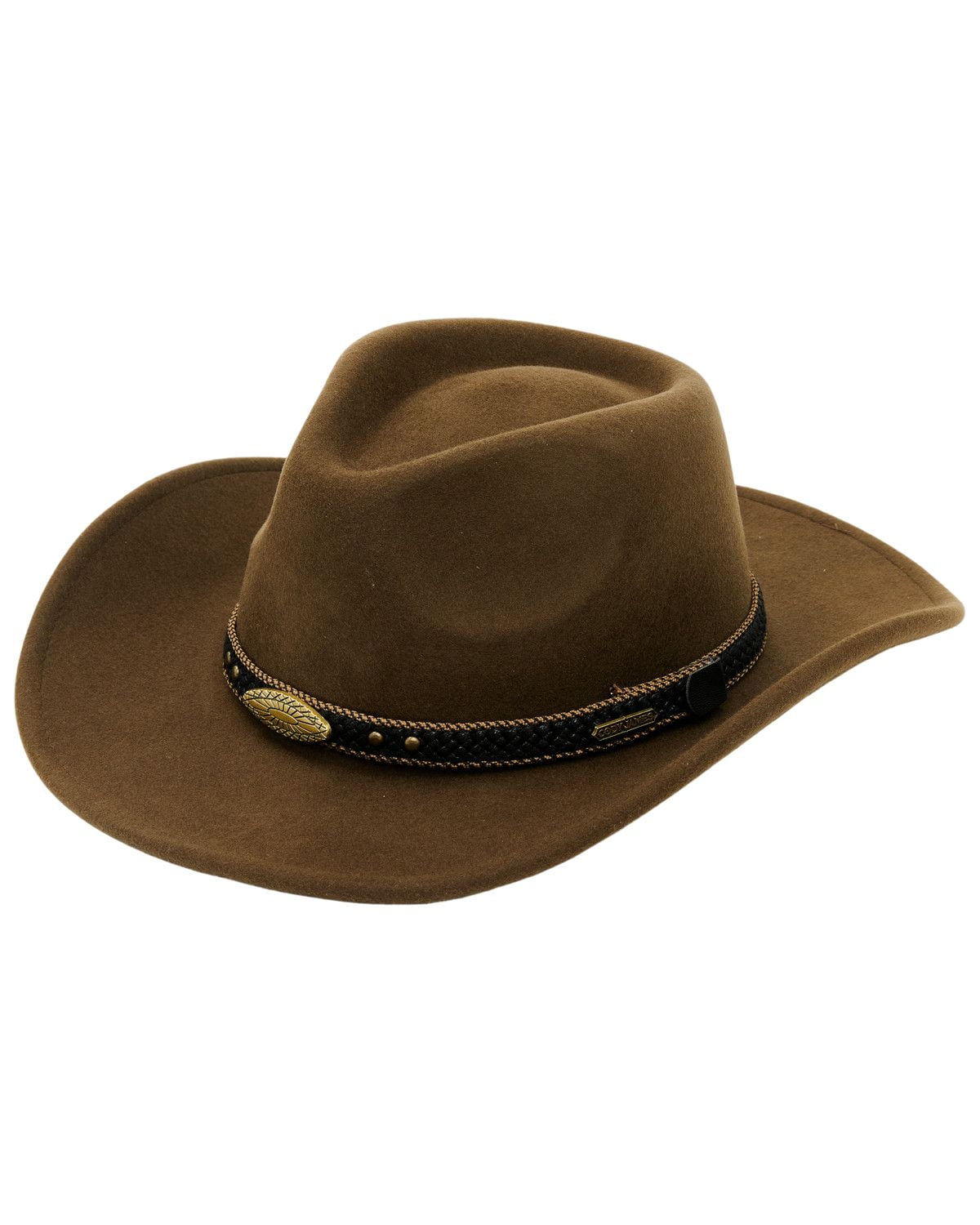 Cody James Men's Felt Western Fashion Hat Pecan - Walmart.com