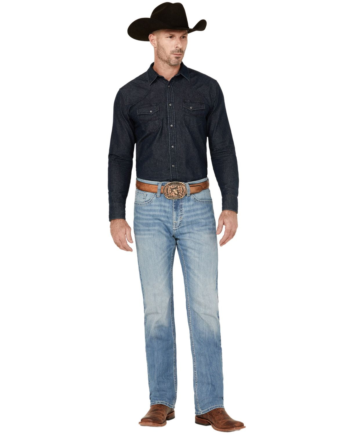 Cody James Men's Clovehitch Wash Jackson Slim Straight Stretch Denim ...