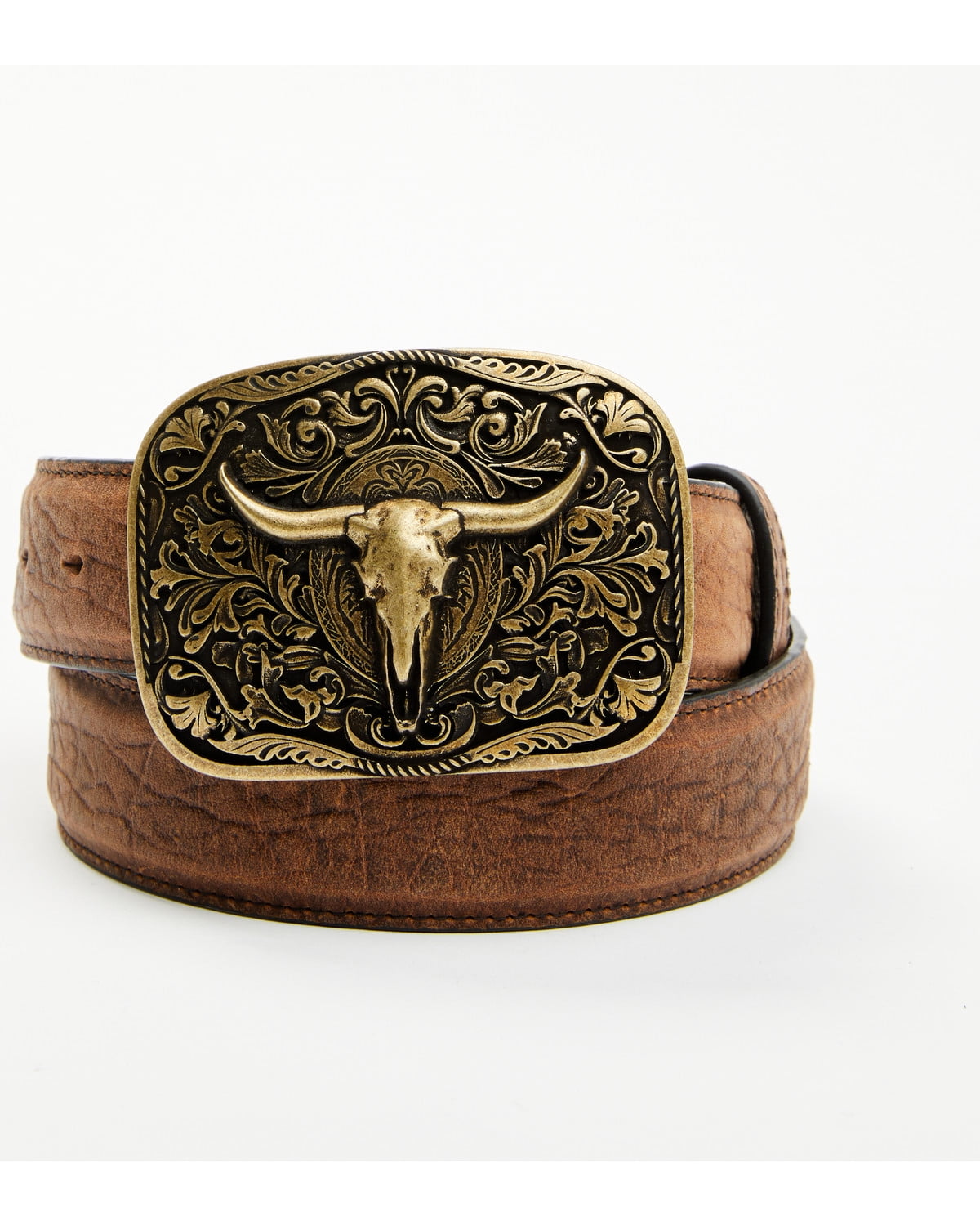 Cody James Men's Long Horn Buckle Belt - CJAFA24BT3-BN 44 - Walmart.com