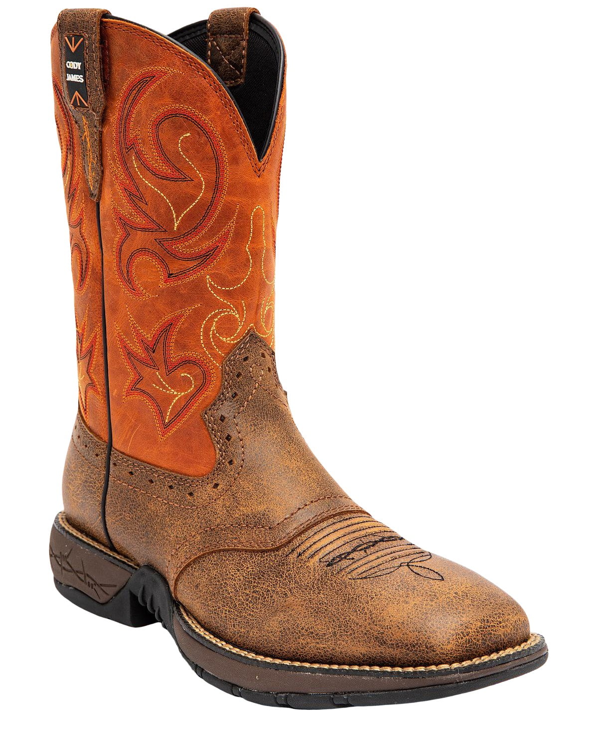 Cody James Men's Nano Lite Western Work Boot Composite Toe - MLBP-3-A NANO 13 EE US - Walmart.com
