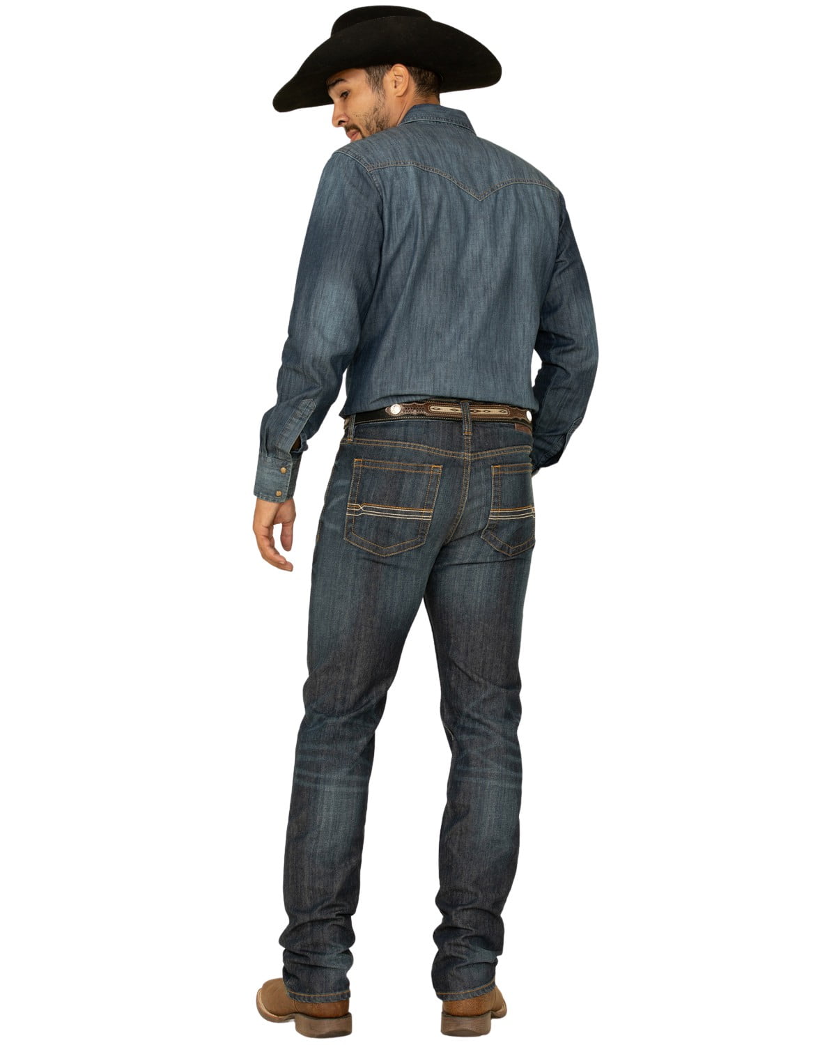 Cody James Men's Night Hawk Basic Dark Wash Slim Straight Stretch Denim ...