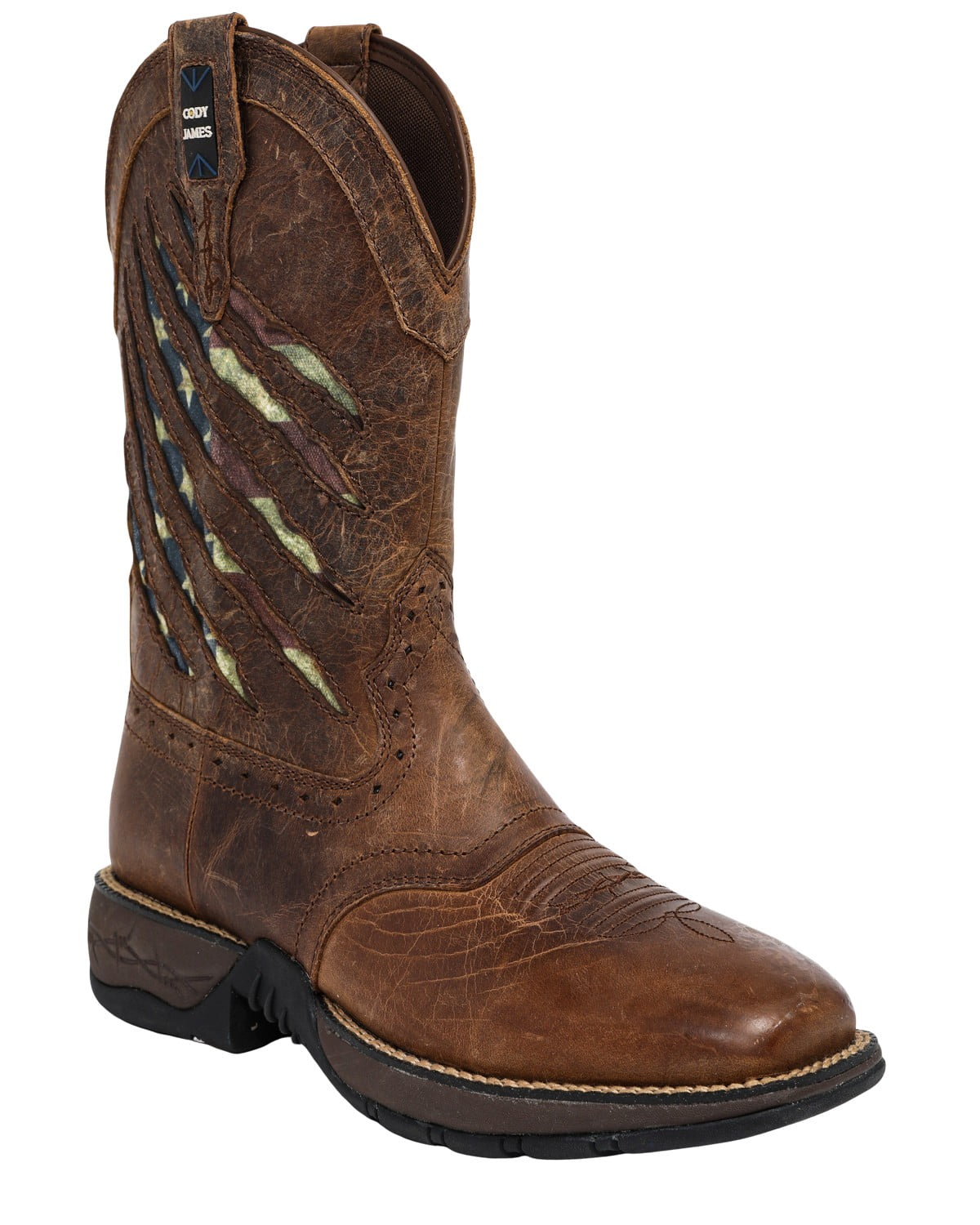 Cody James Men's Scratch American Flag Lite Performance Western Boot ...