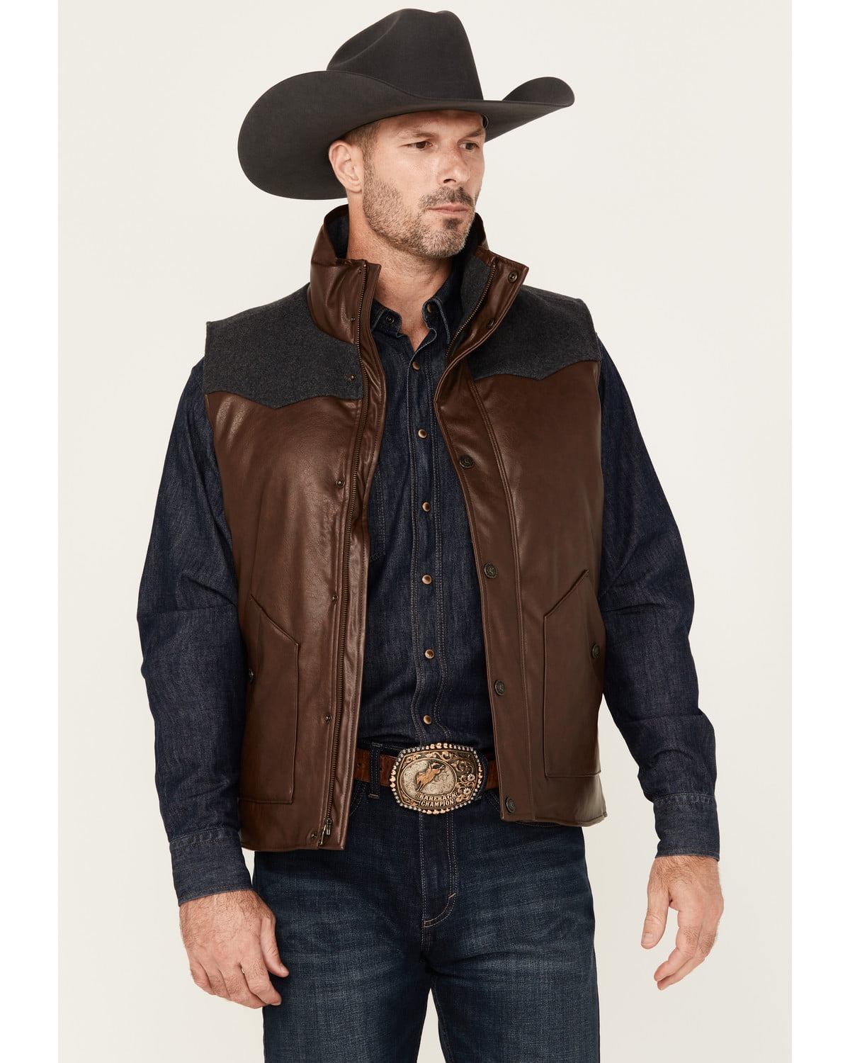 Cody James Men's Stillwater Ridge Puffer Vest - CJHO24V7-BN Medium US - Walmart.com