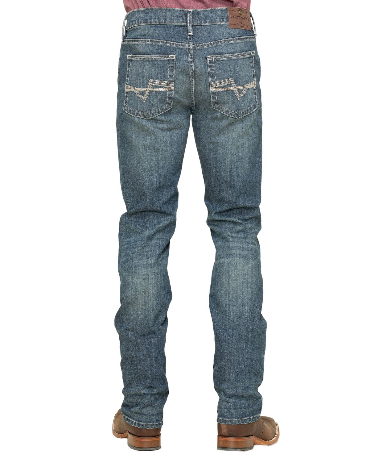 Cody James Men's Stone Cold Medium Wash Slim Straight Stretch Denim ...