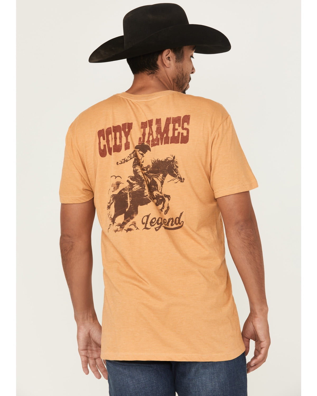 Cody James Men's The West Cowboy Short Sleeve Graphic T-Shirt ...