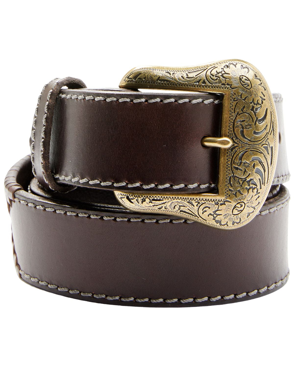 Cody James Men's Tonal Leather Stitch Belt - CJAHO23BT4 32 - Walmart.com