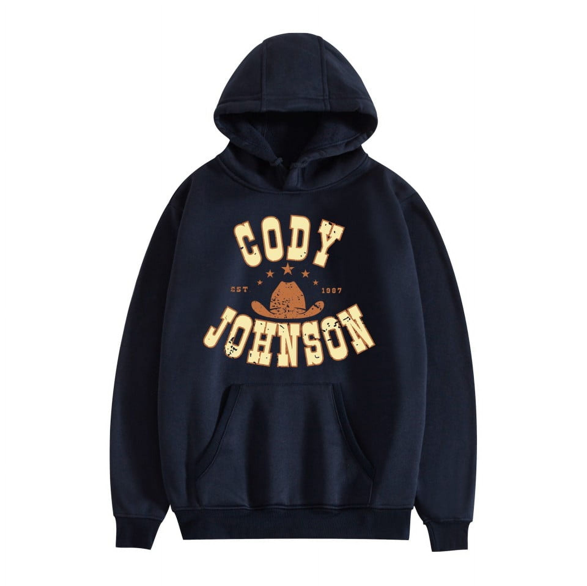 Cody Johnson The Leather Tour Merch Unisex Oversized Fleece Hoodie ...