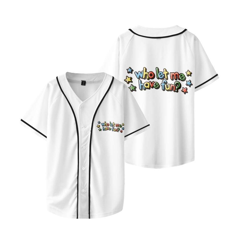 Cody Ko Who Let Me Have Fun Baseball Jersey Women Men V-Neck Short ...