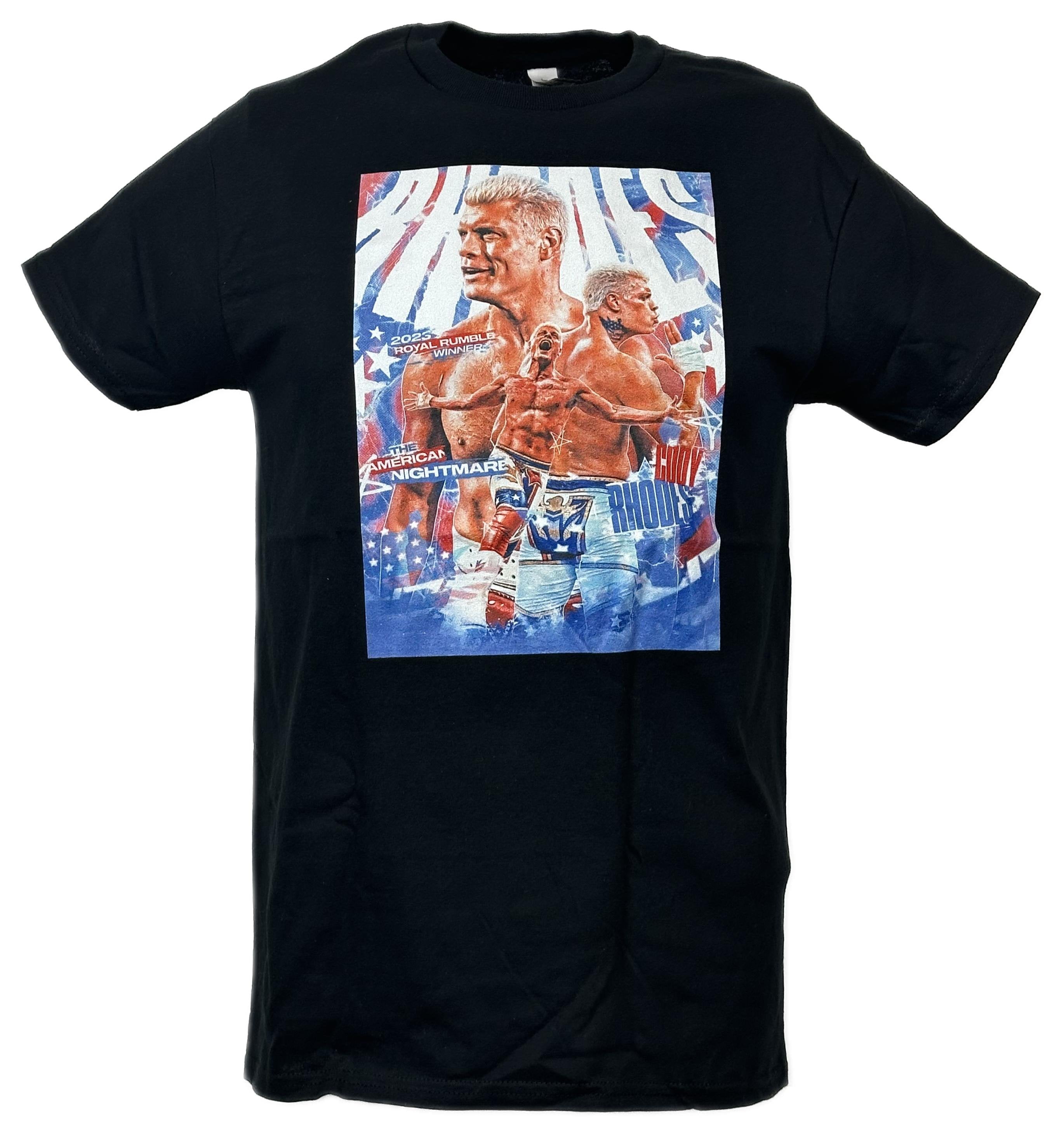 Cody Rhodes 2023 Royal Rumble Winner Poster Print Black T-shirt ...
