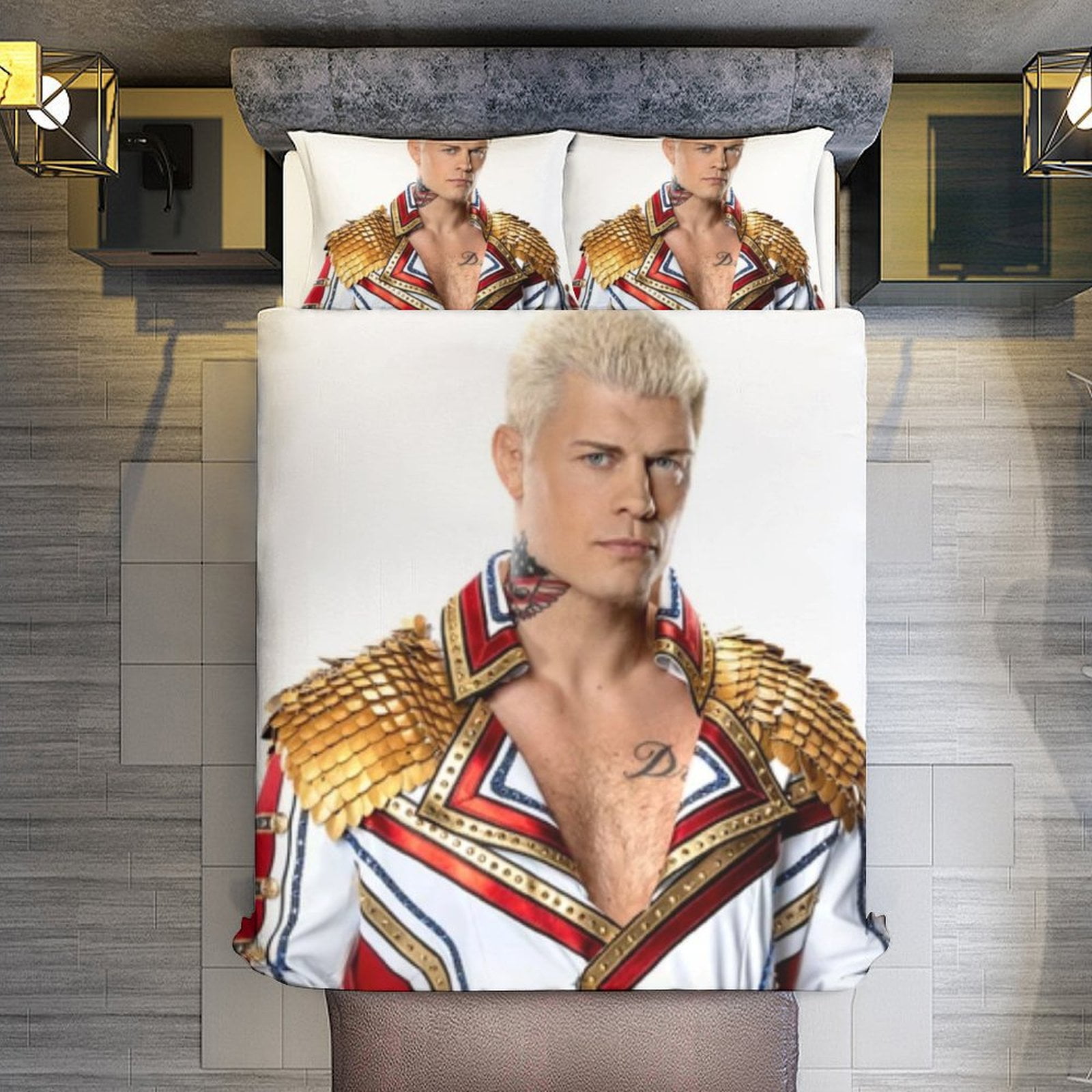 Cody Rhodes 3-Piece Comforter Set for Bedroom, Cody Rhodes Bedding Set ...