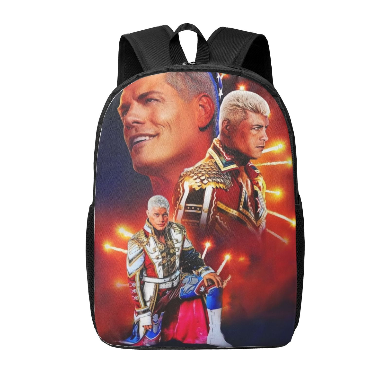 Cody Rhodes Backpack 17 Inch Cute Cartoon Casual Students Laptop Bags ...