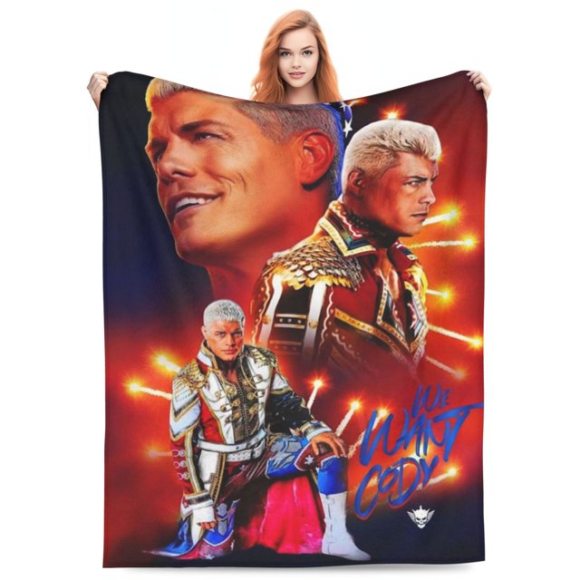 Cody Rhodes Blanket Soft Cozy Fleece Throw Blanket Plush Lightweight ...