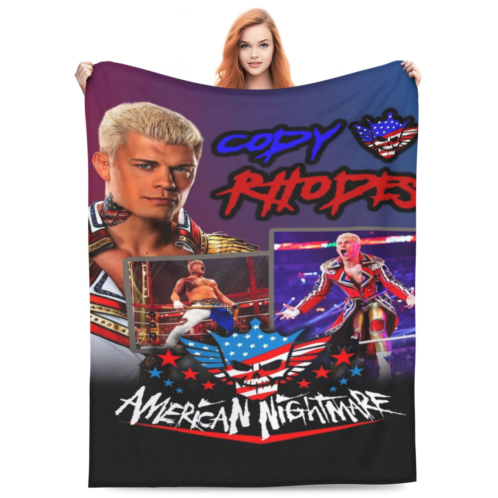 Cody Rhodes Blanket Soft Cozy Fleece Throw Blanket Plush Lightweight ...