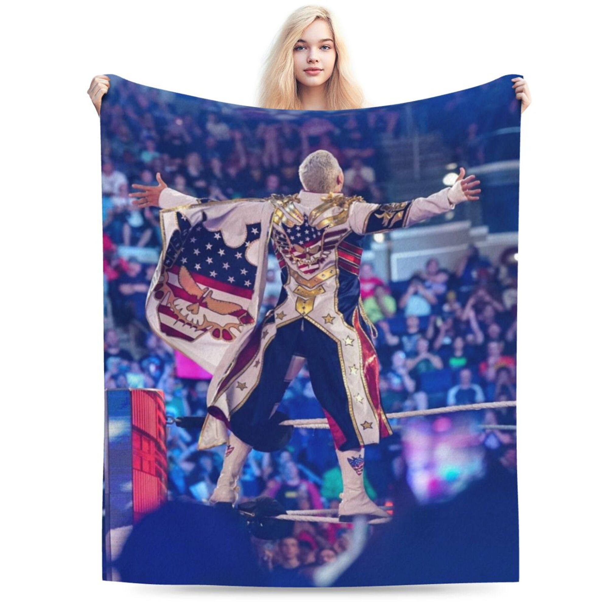 Cody Rhodes Blanket Cody Rhodes Wrestling Throw Blanket Super Soft Blankets for Boys Mens, Cozy ...