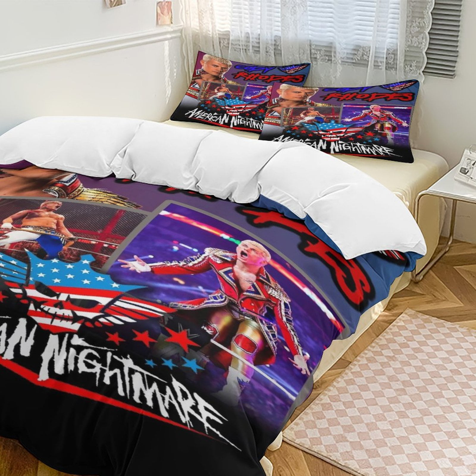 Cody Rhodes Comforter Set Full Size for Boys Kids Teens Bedding Set ...