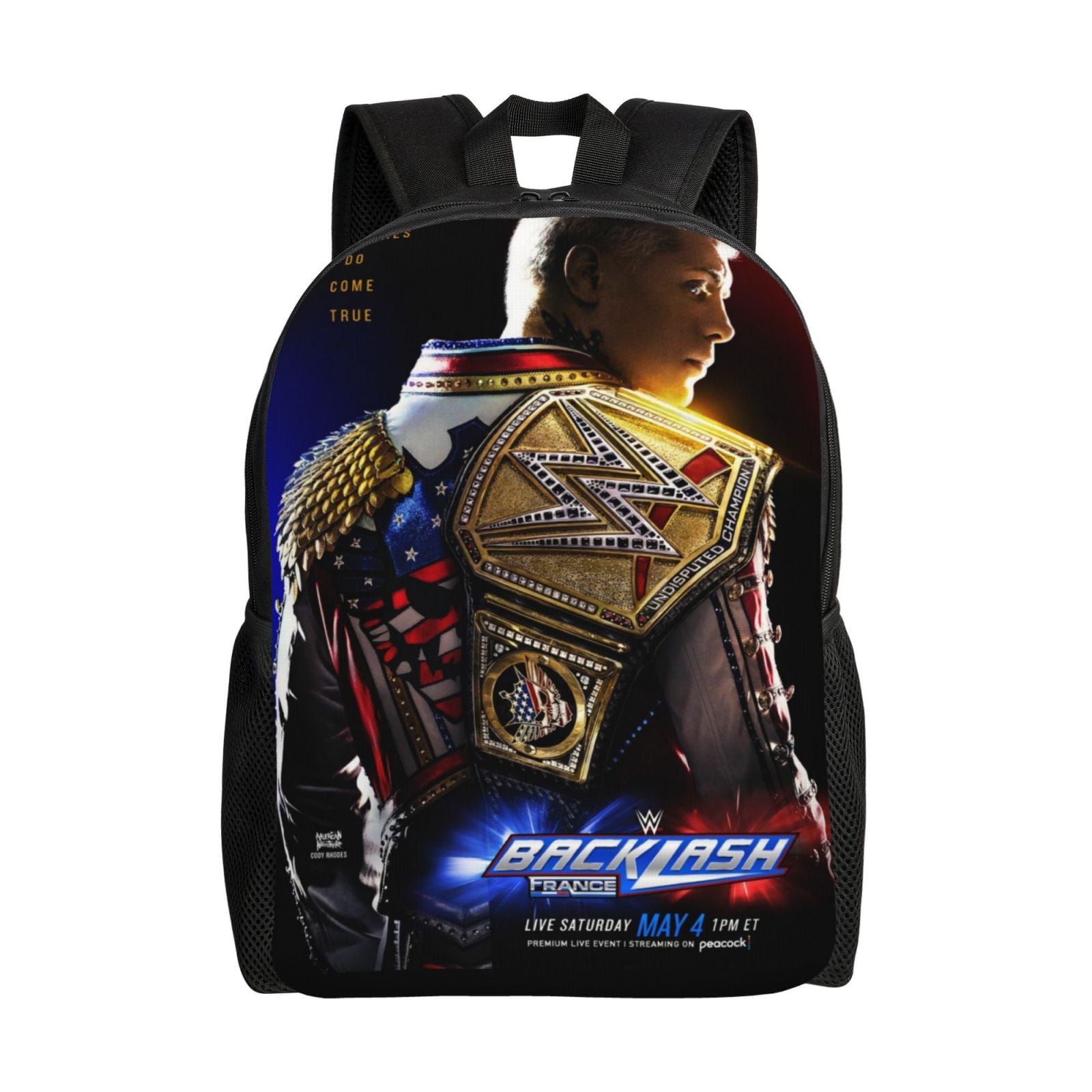Cody Rhodes Laptop Backpack for Women Men Bookbag with Large Capacity ...