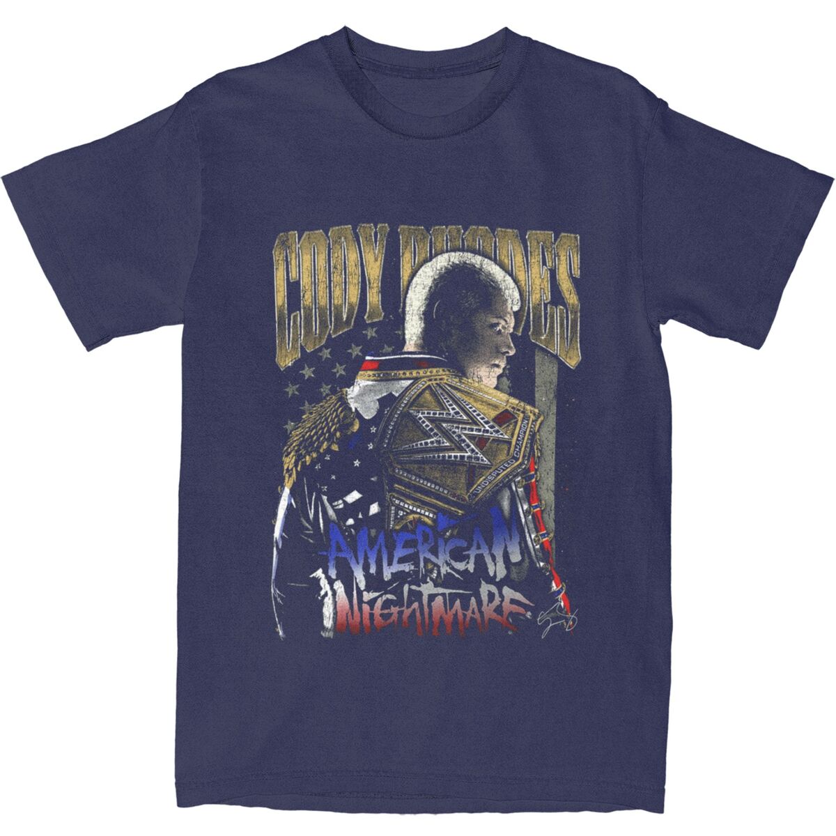Cody Rhodes Merch Outfit The American Nightmare T Shirt for Men Cotton ...