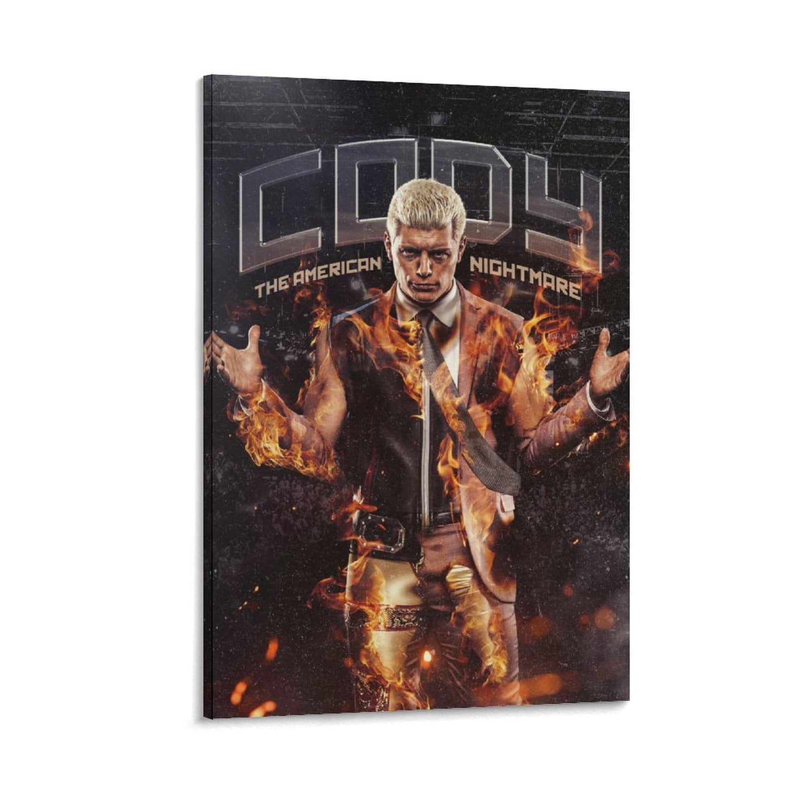 Cody Rhodes Poster, Canvas Wall Hanging Art Painting, Artwork Print for ...