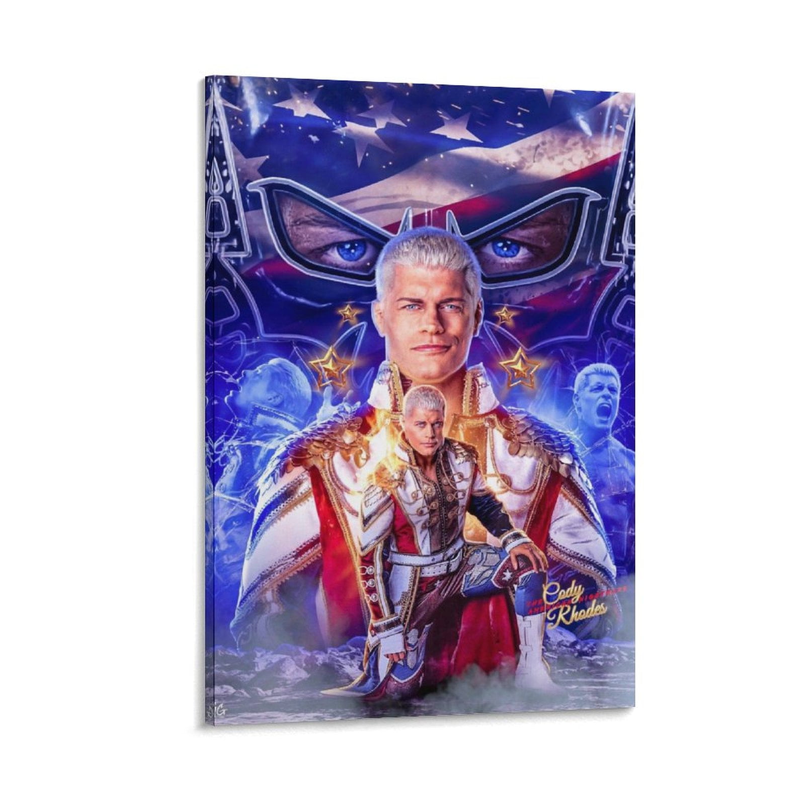 Cody Rhodes Poster, Canvas Wall Hanging Art Painting, Artwork Print for ...