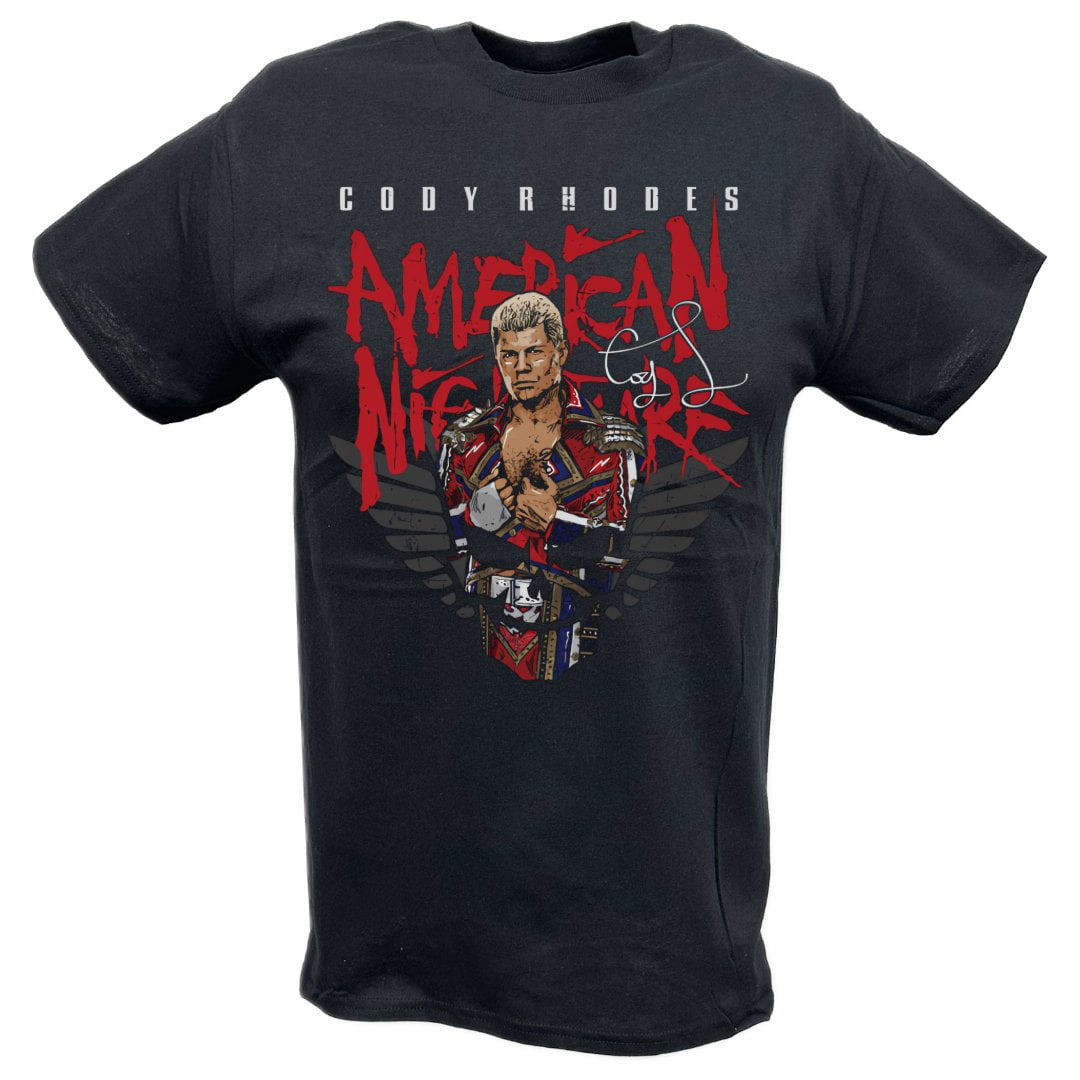 Cody Rhodes Signature American Nightmare T-shirt - Walmart.com