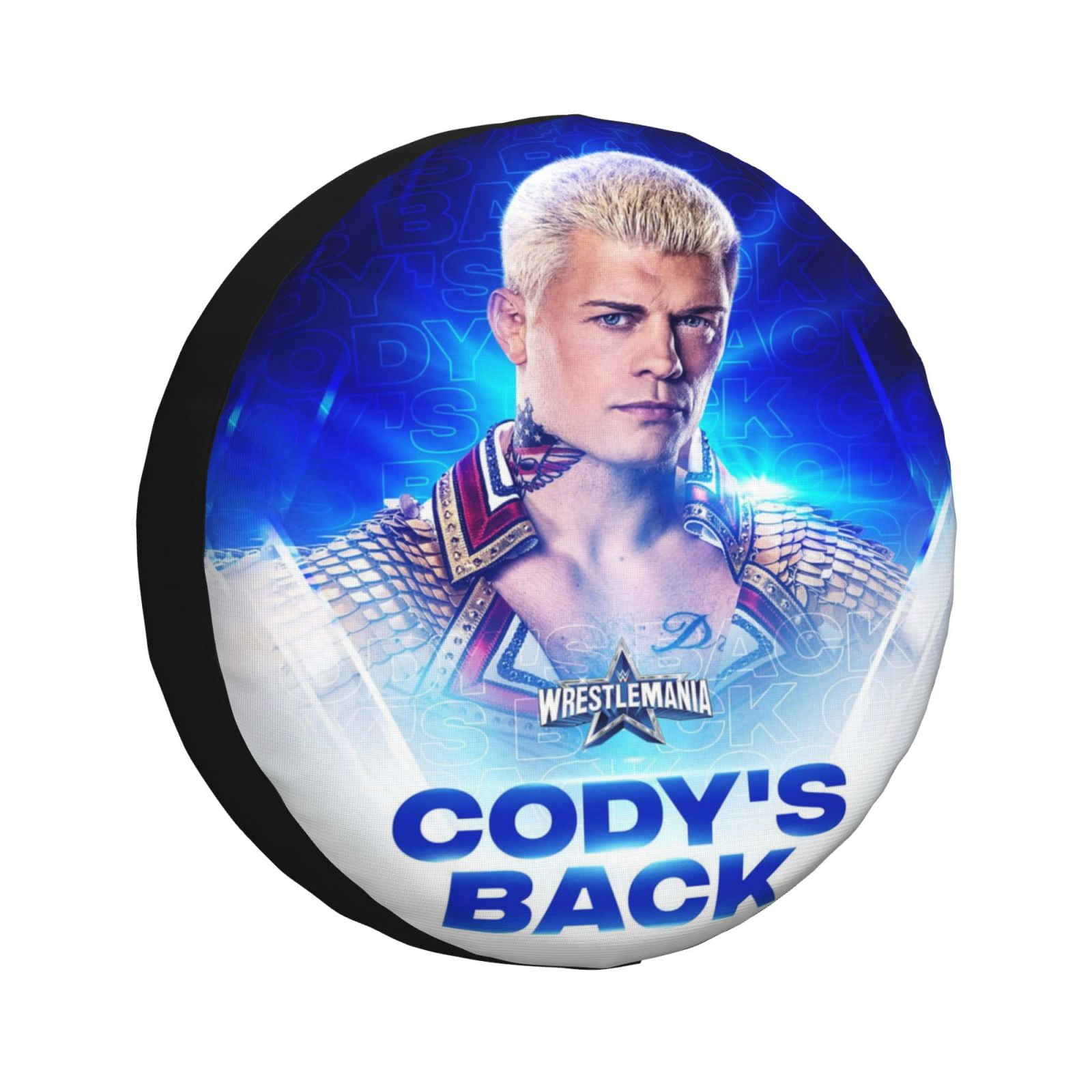 Cody Rhodes Spare Tire Cover Simple Weatherproof Universal Wheel ...
