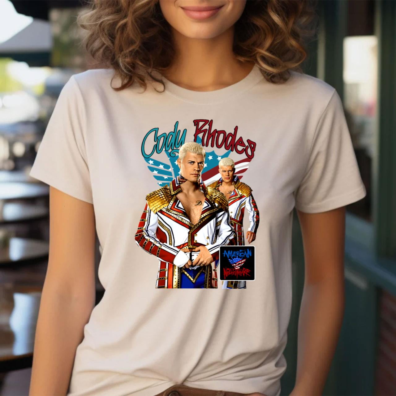 Cody Rhodes Wrestling T-Shirt Black S-3XL WWE - Walmart.com