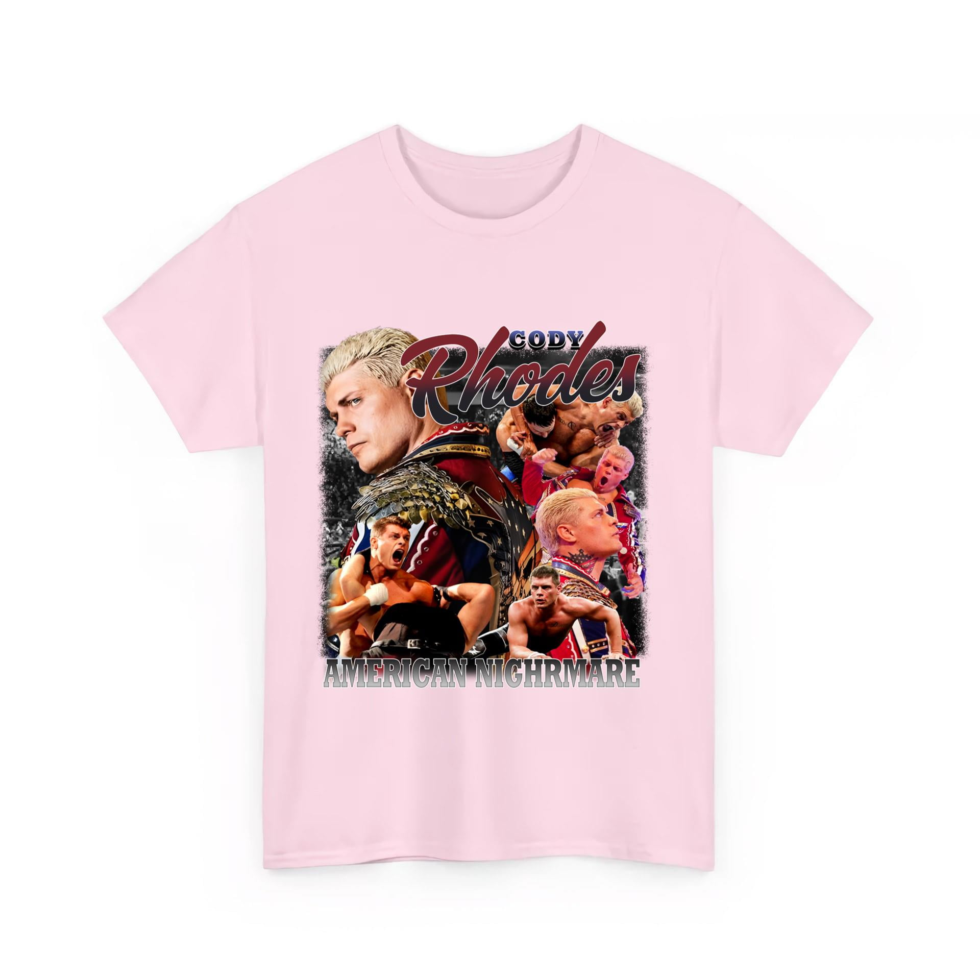 Cody Rhodes t-shirf WWF ECW WCW Pro WRESTLING-TH3322 - Walmart.com