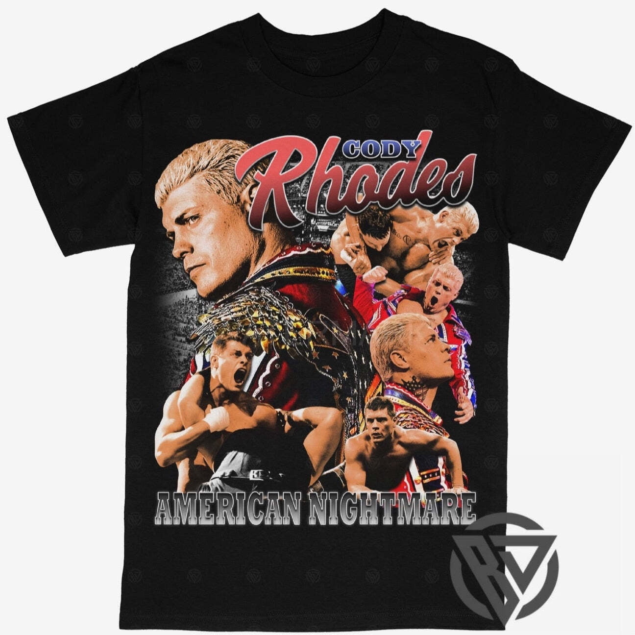 Cody Rhodes t-shirf WWF ECW WCW Pro WRESTLING - Walmart.com
