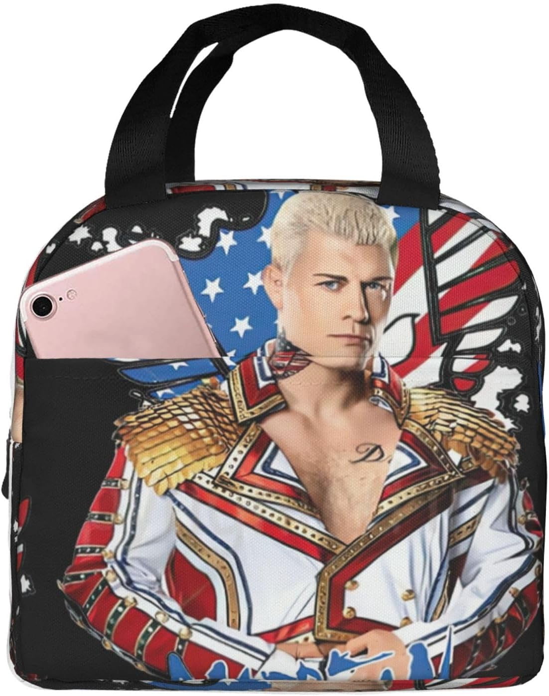 Cody Wrestler Rhodes Large Leakproof Tote Lunch Box Bag Outdoor Lunch ...