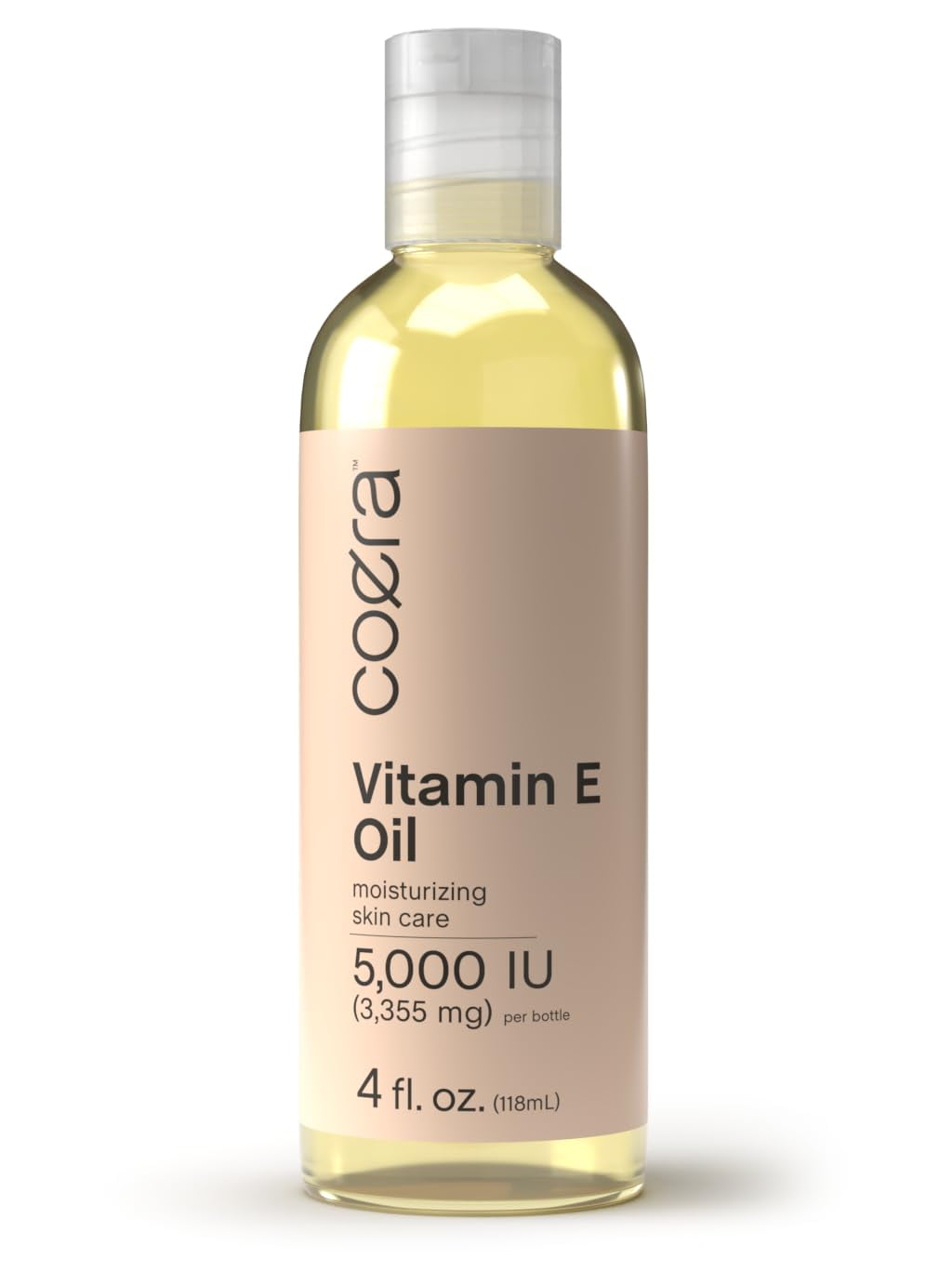 Coera Vitamin E Oil TGF4 | 5,000 IU | 4 fl oz | Moisturizing ...