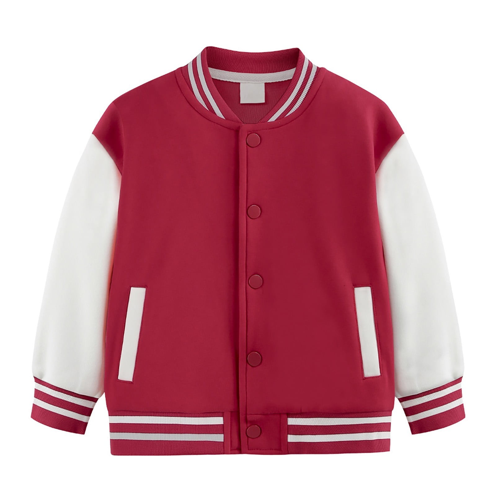 Coerni Baby Boy Girl Baseball Jacket Long Sleeve Button Down Letterman ...