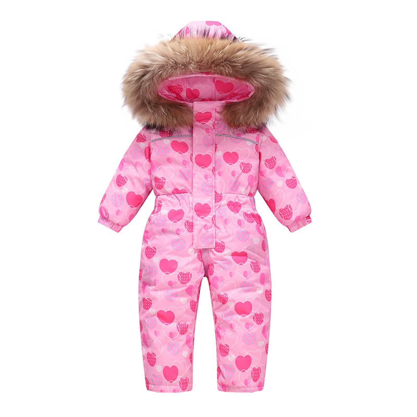 Coerni Baby Girls Winter Snowsuit New Born Boys Warm Coat Toddler Snow ...