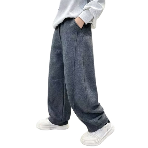 Coerni Boy's Athletic Sweatpants Wide Leg Casual Fall Letter Sports ...