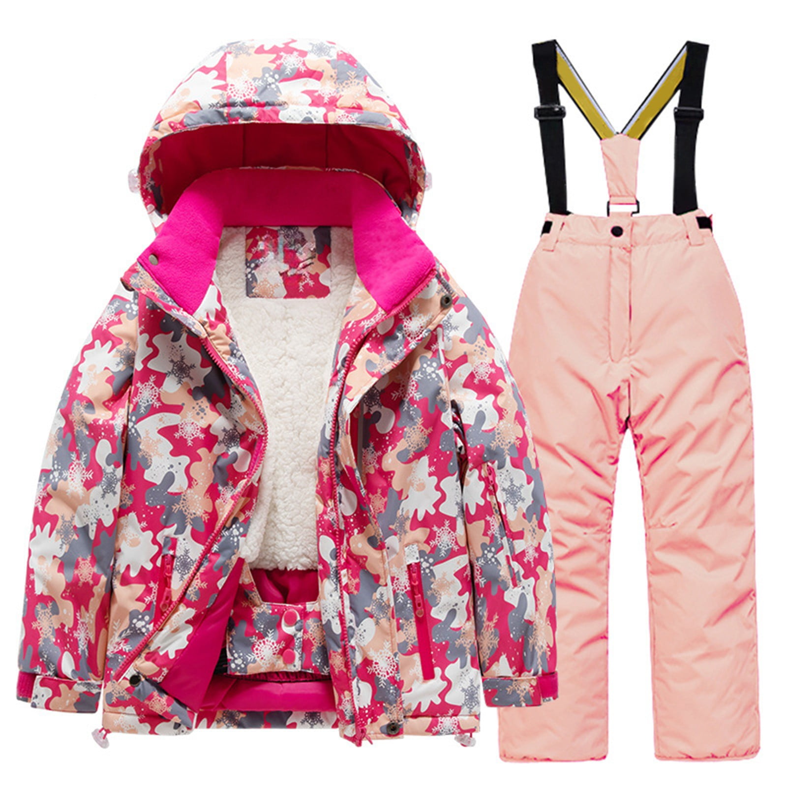 Coerni Boys Girls Ski Suits Girls Outdoor Thick Windproof Boys Baby Big ...