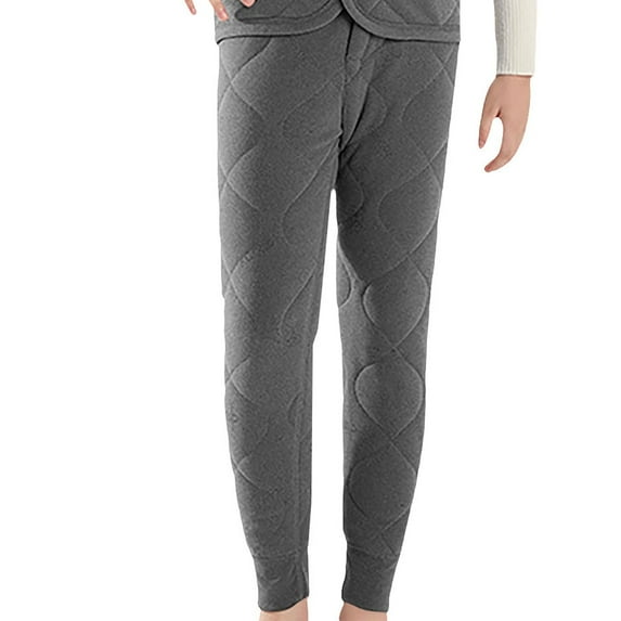 Coerni Boys Girls Thermal Puffer Pants Kids Thick Winter Warm Cotton ...