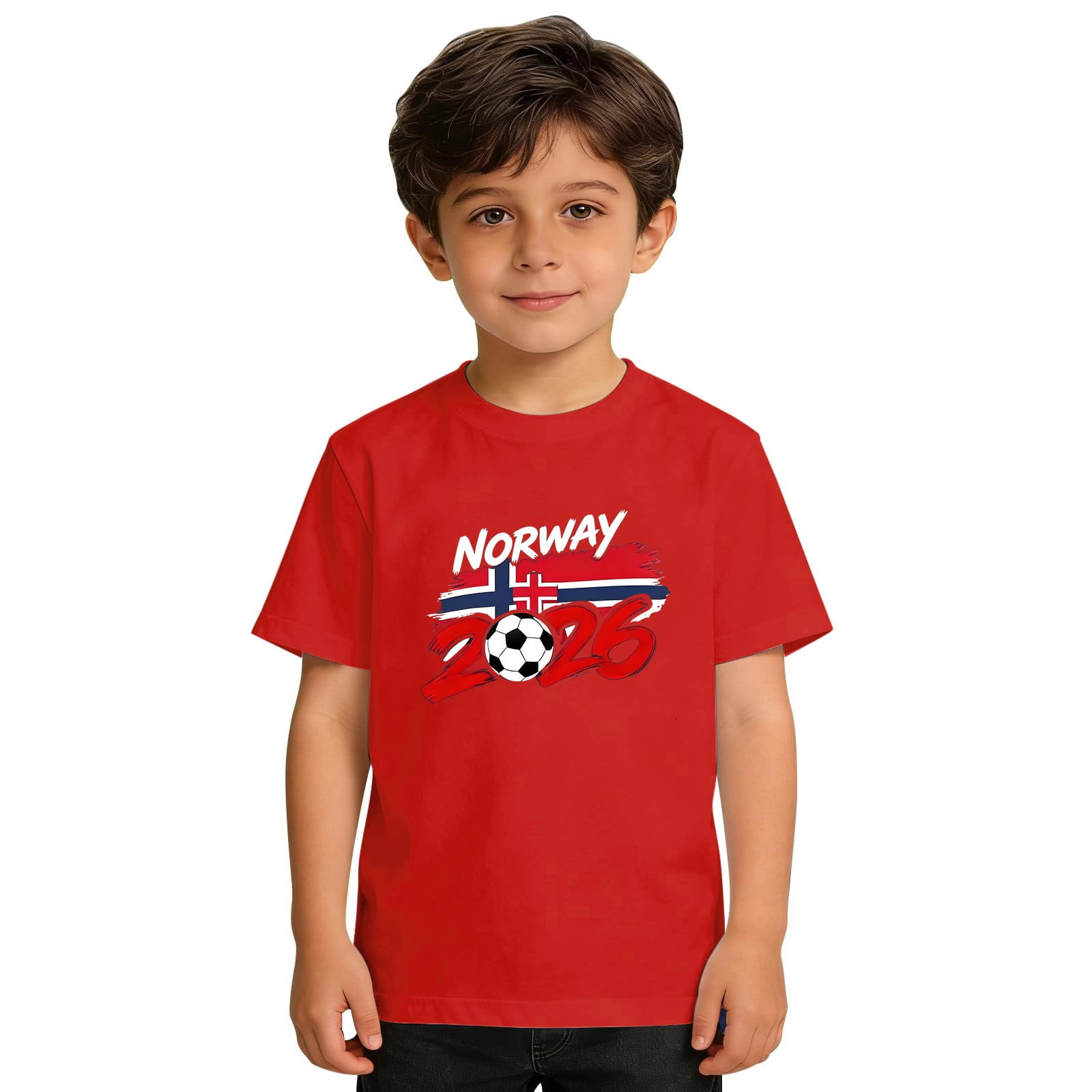 Coerni Boys T-shirt Short Sleeve Basic Crewneck Tees 2026 Football ...