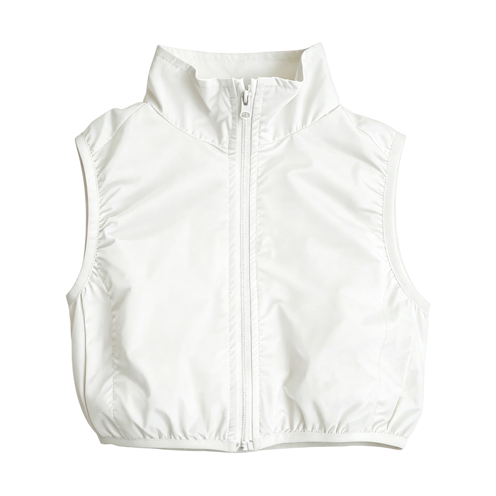 Coerni Boys Zip Up Vest Lightweight Water Resistant Sleeveless Stand ...