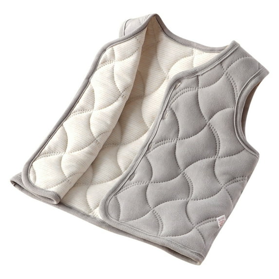 Coerni Boys and Toddlers Polar Fleece Vest Kids Winter Corduroy Quilted ...
