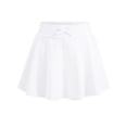 Coerni Girls' Active Skirt with Built-in Biker Shorts Adjustable Waist ...