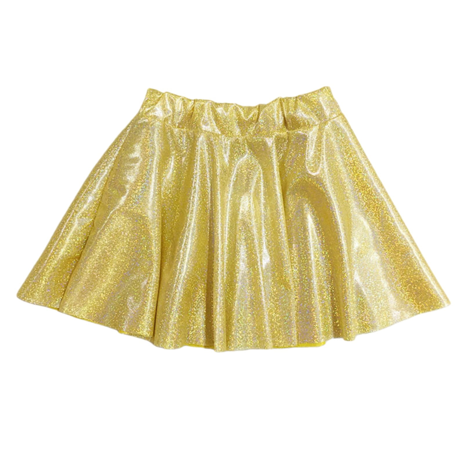 Coerni Girls Carnival Sparkly Mini Skirts Sequin Shiny Flowy Short ...