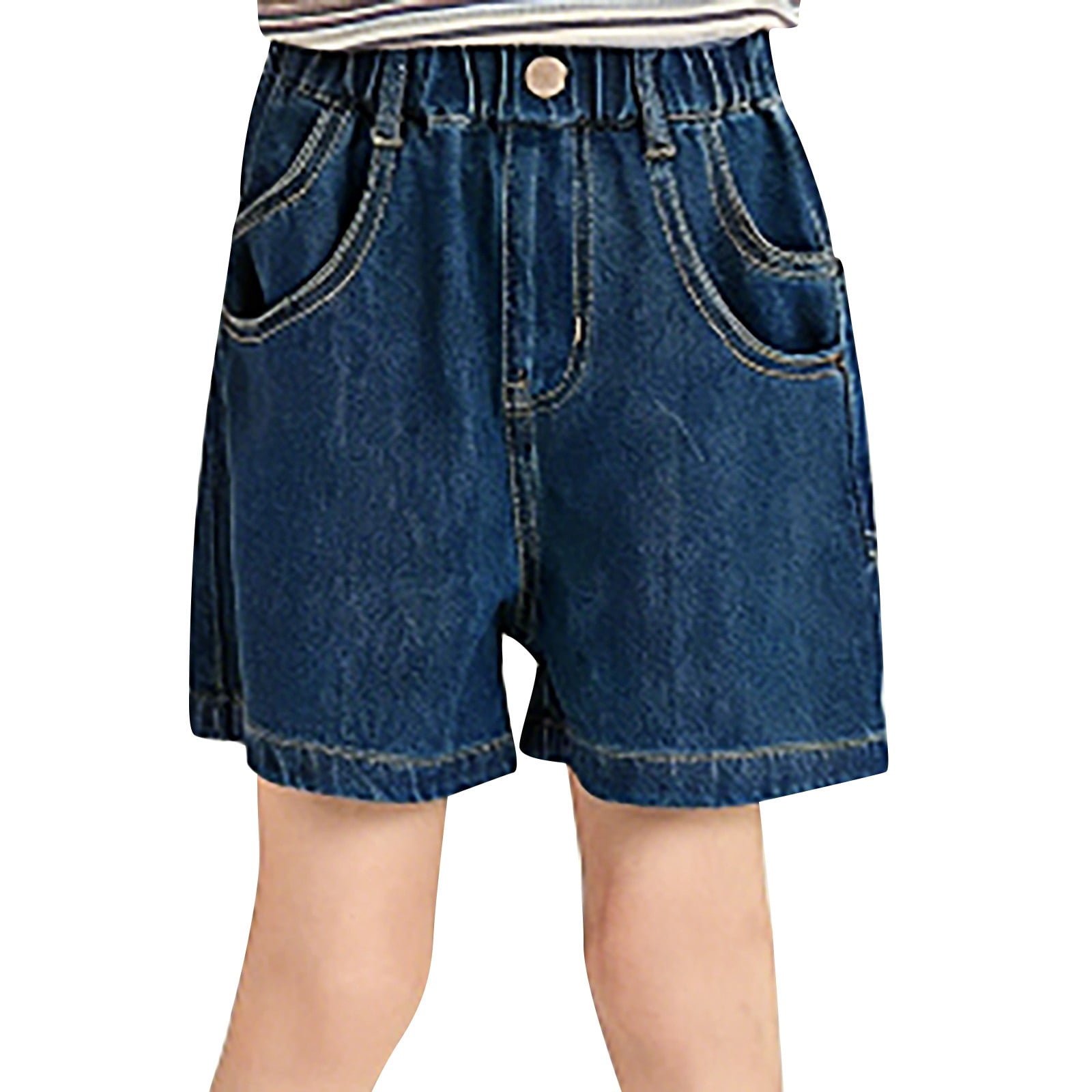 Coerni Girls Casual Jean Shorts Trendy High Waisted Stretchy Denim ...