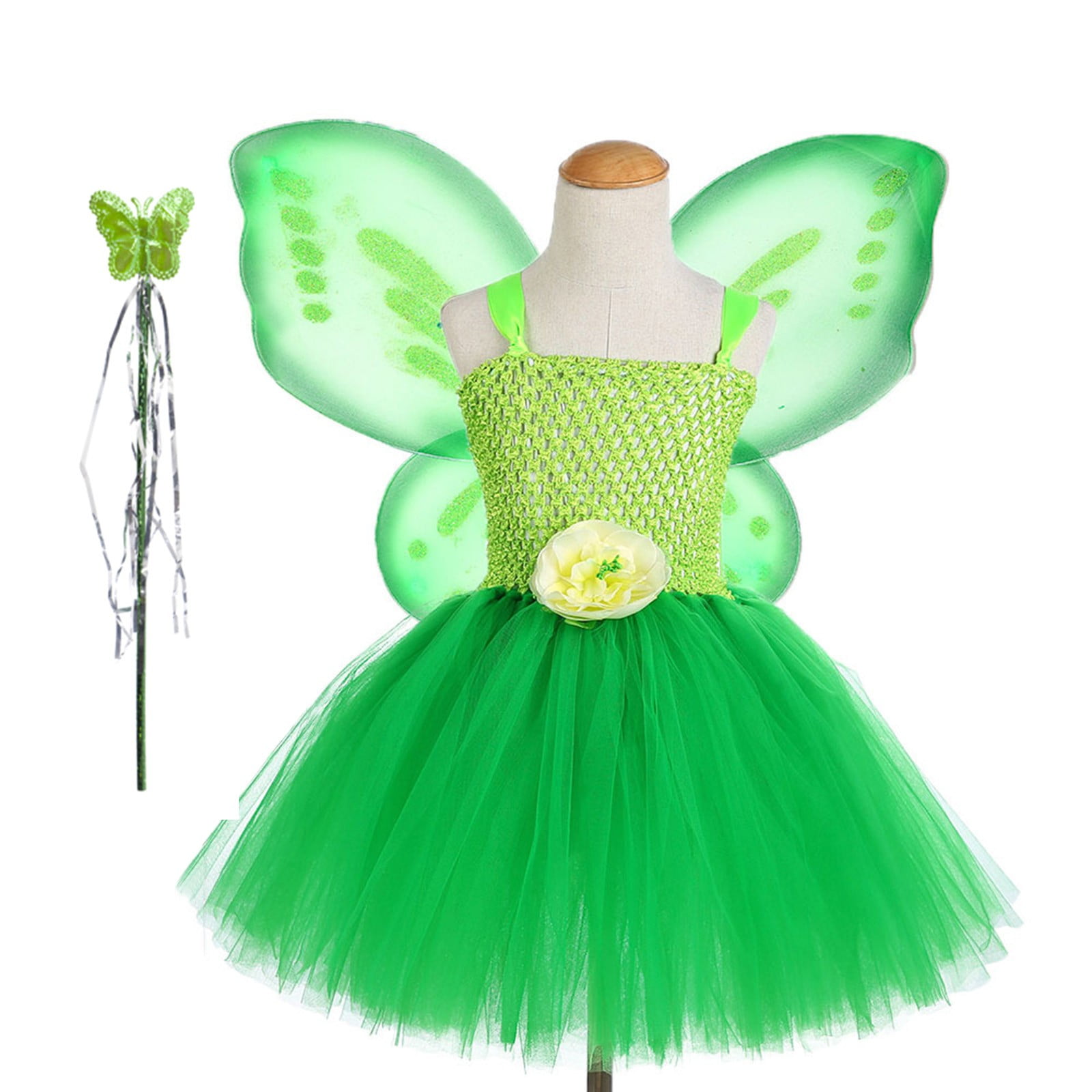 Coerni Girls Fairy Dress Toddler Kids Princess Tulle Tutu Dresses ...