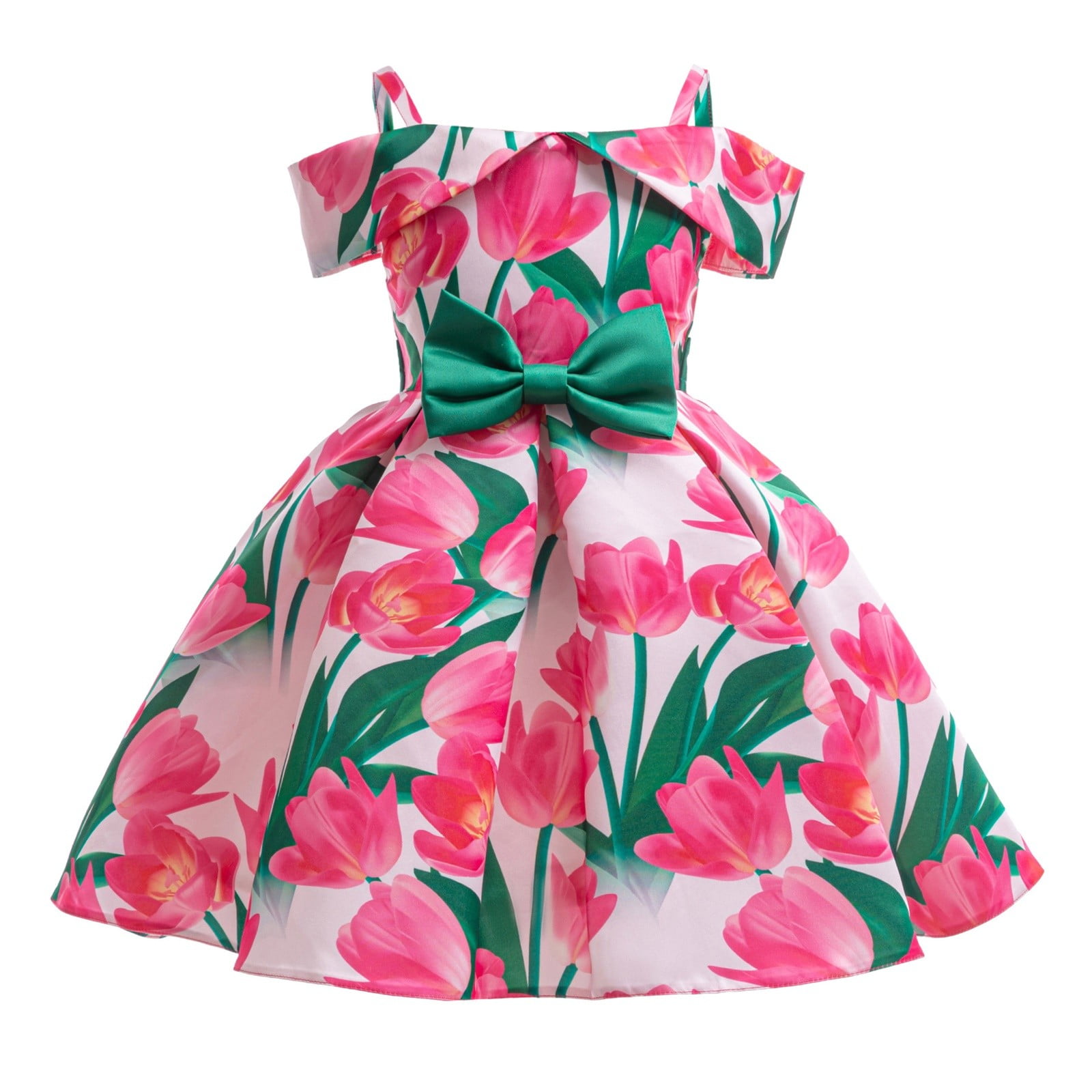 Coerni Girls Formal Pageant Evening Gown Vintage Cold Shoulder Flower ...